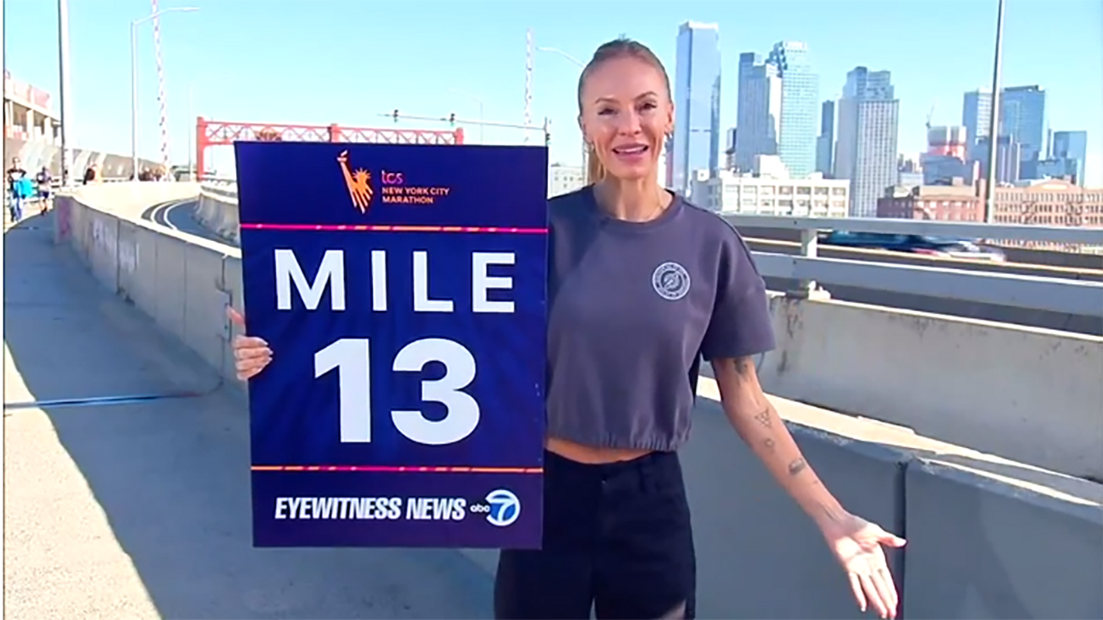 2023 TCS New York City Marathon- Mile 13 - ABC7 New York