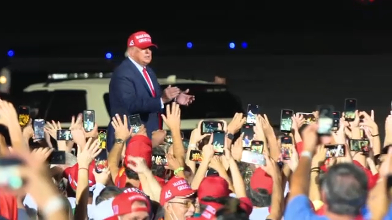 Former President Donald Trump in Harris County area Thursday for event ...