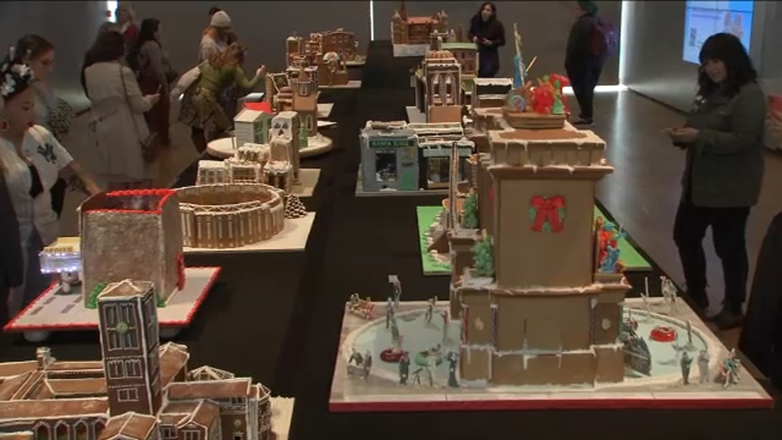 Impressive confections take on 'Iconic New York' with gingerbread house ...