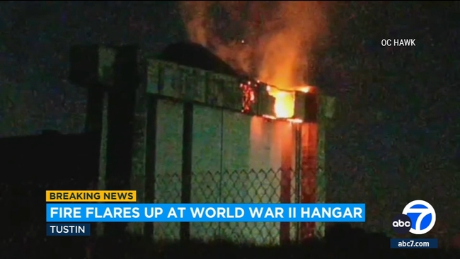 Tustin schools to remain closed Tuesday due to hangar fire; virtual ...