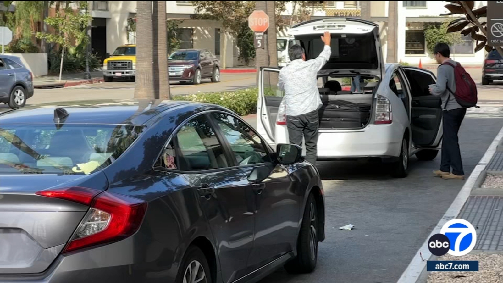 10 Freeway closure in downtown LA creates giant headache for rideshare ...