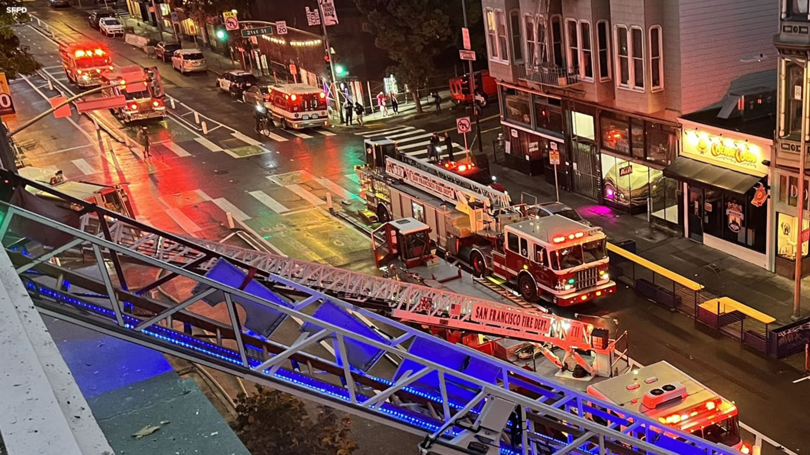 5 rescued, 3 hospitalized in 2-alarm apartment fire in San Francisco's ...