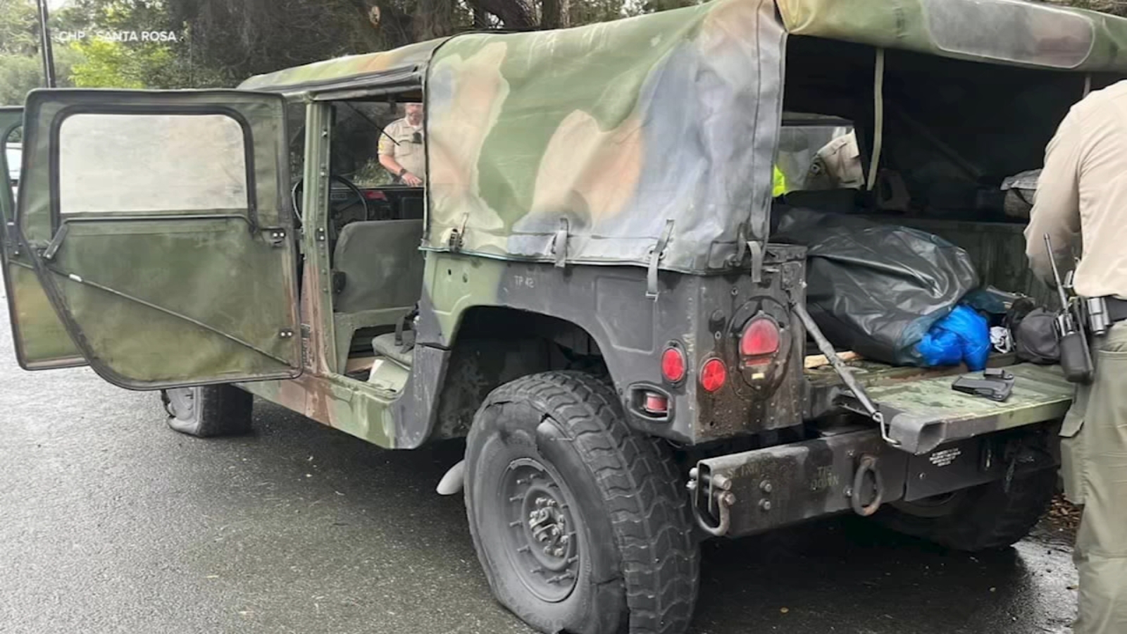 Humvee stolen from Santa Rosa National Guard armory in July recovered ...