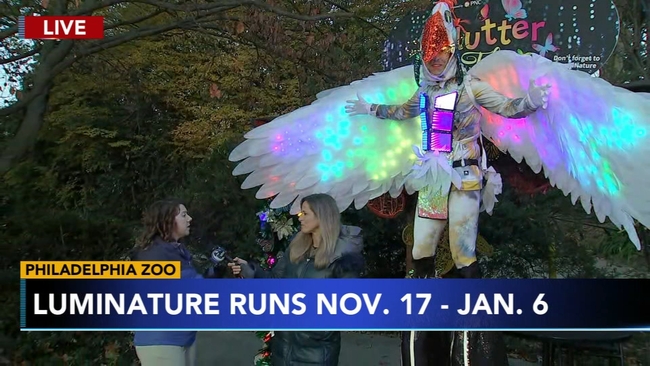 Get into the holiday spirit at Philadelphia Zoo's LumiNature winter ...