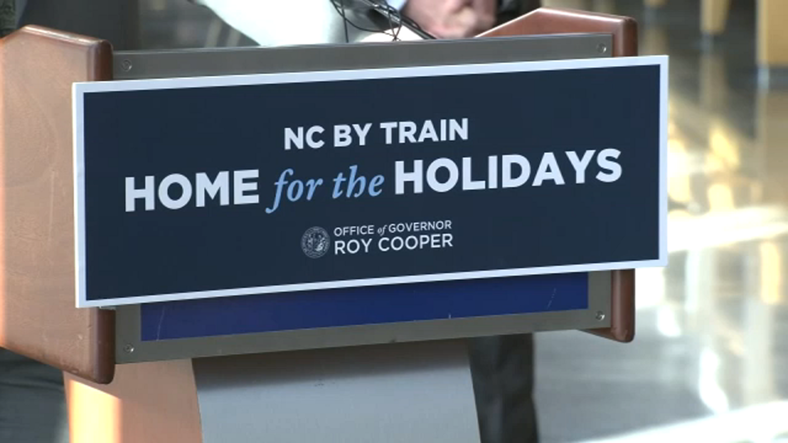 Gov. Cooper rides NC by Train to promote growing rail service - ABC11 ...
