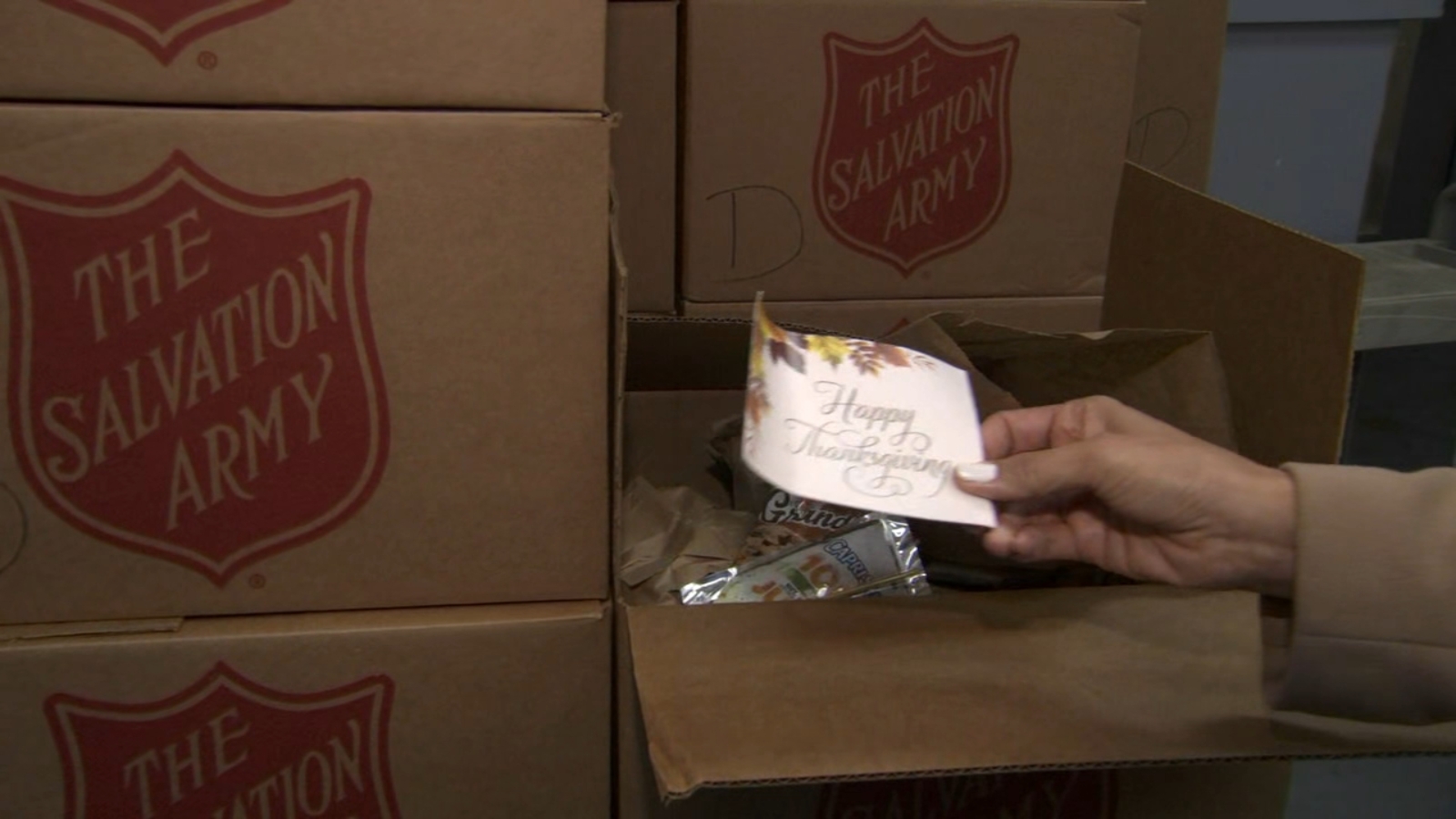 Salvation Army delivering Thanksgiving meal boxes in San Francisco ...