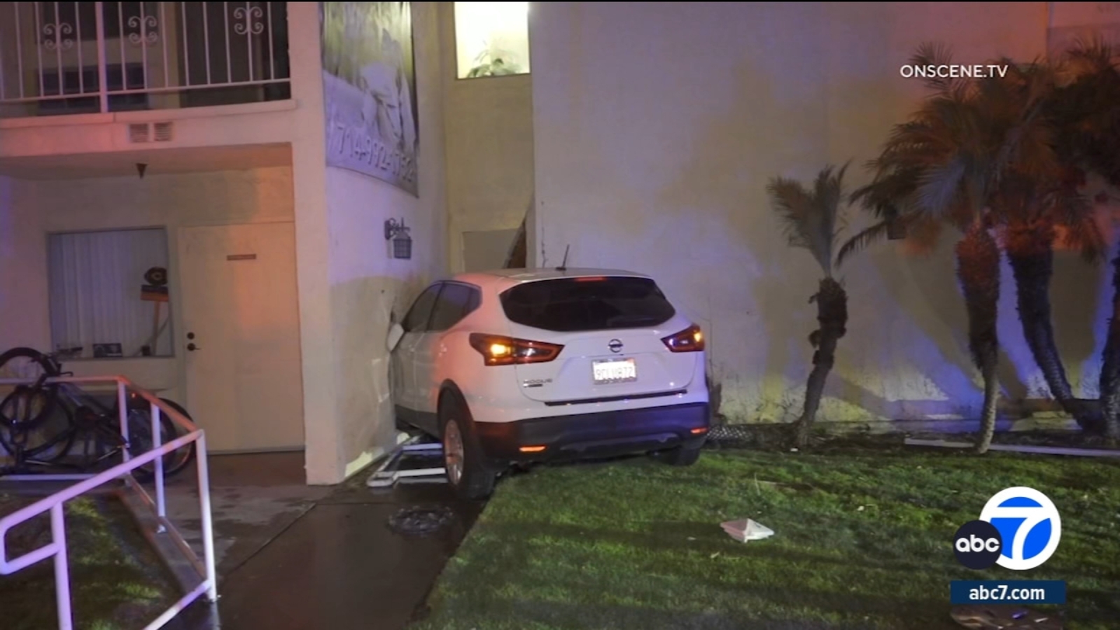 Suspected DUI driver slams into senior apartment building in Fullerton ...