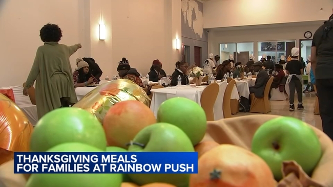 Thanksgiving 2023: Salvation Army, Rainbow PUSH Coalition, ABC7 and La ...