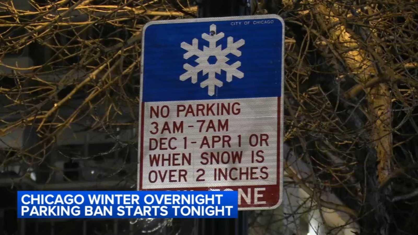 Chicago winter overnight parking ban takes effect Friday; restrictions ...