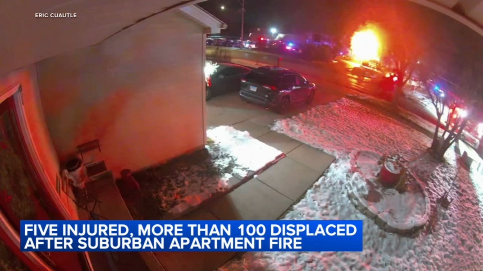 West Chicago apartment fire on Burr Oaks Drive leaves 6 injured as ...