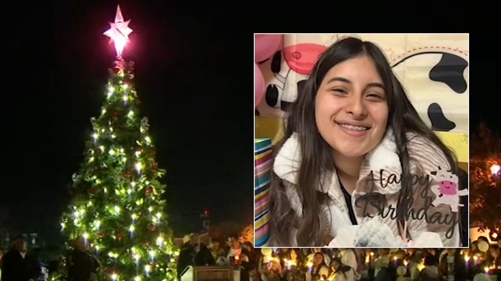 Tree lighting and vigil held for Melanie Camacho in Firebaugh - ABC30 ...