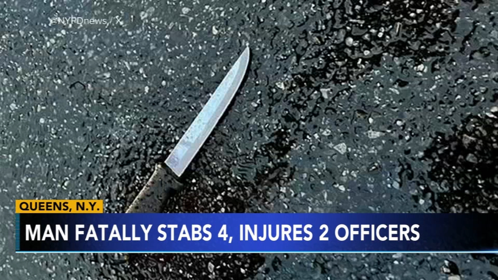 Queens Stabbing Man Killed By Police After 4 Fatally Stabbed