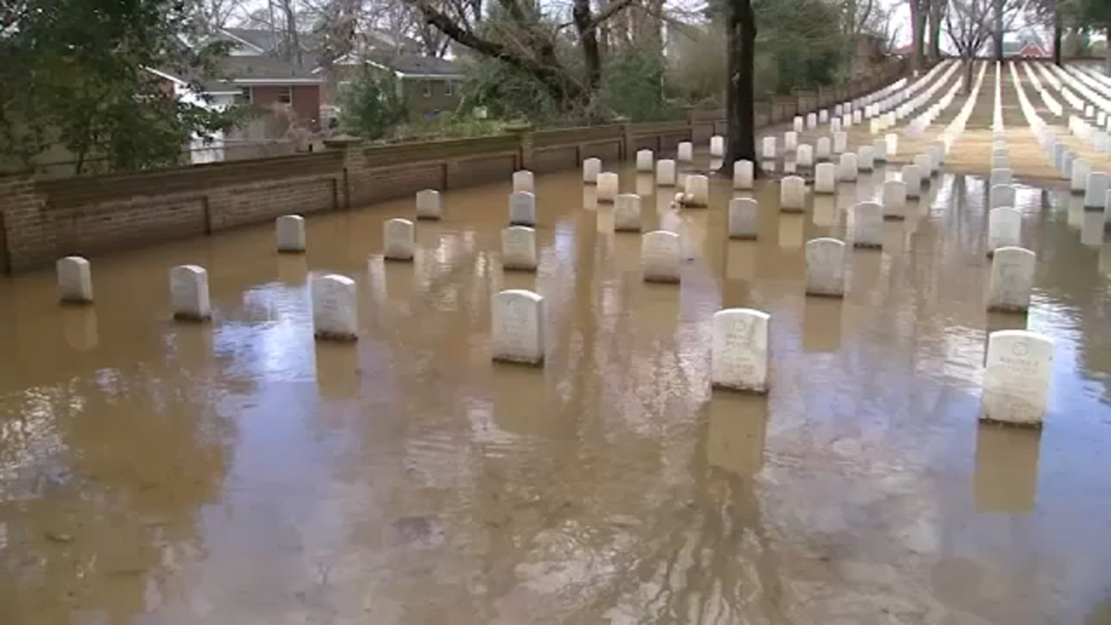 Raleigh National Cemetery flooding: Permanent fix being installed ...