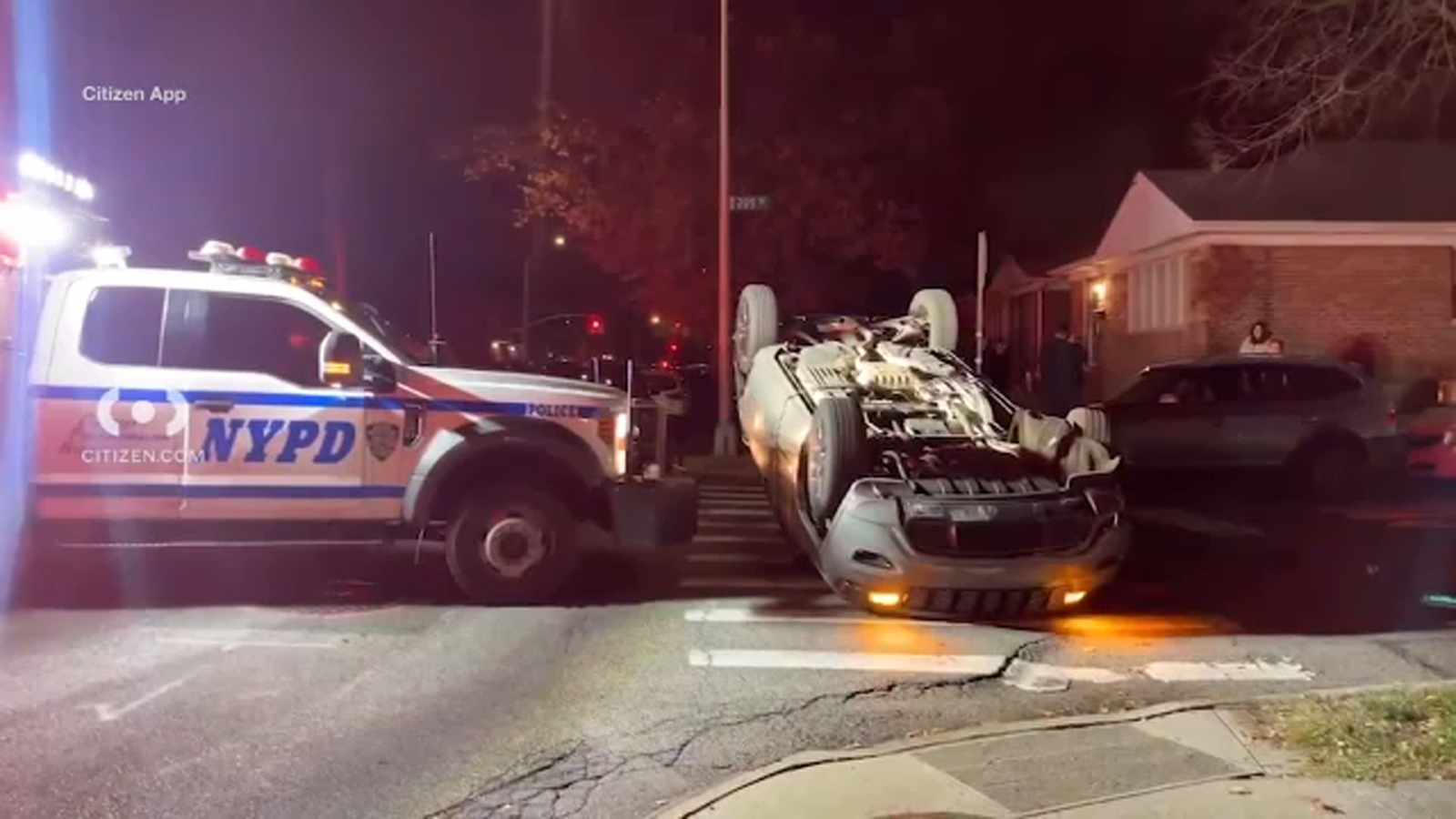 Driver strikes several parked vehicles in Bayside, Queens before ...