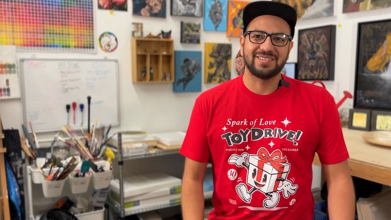 Local artist Mister Toledo creates a retro mascot for his Spark of Love ...