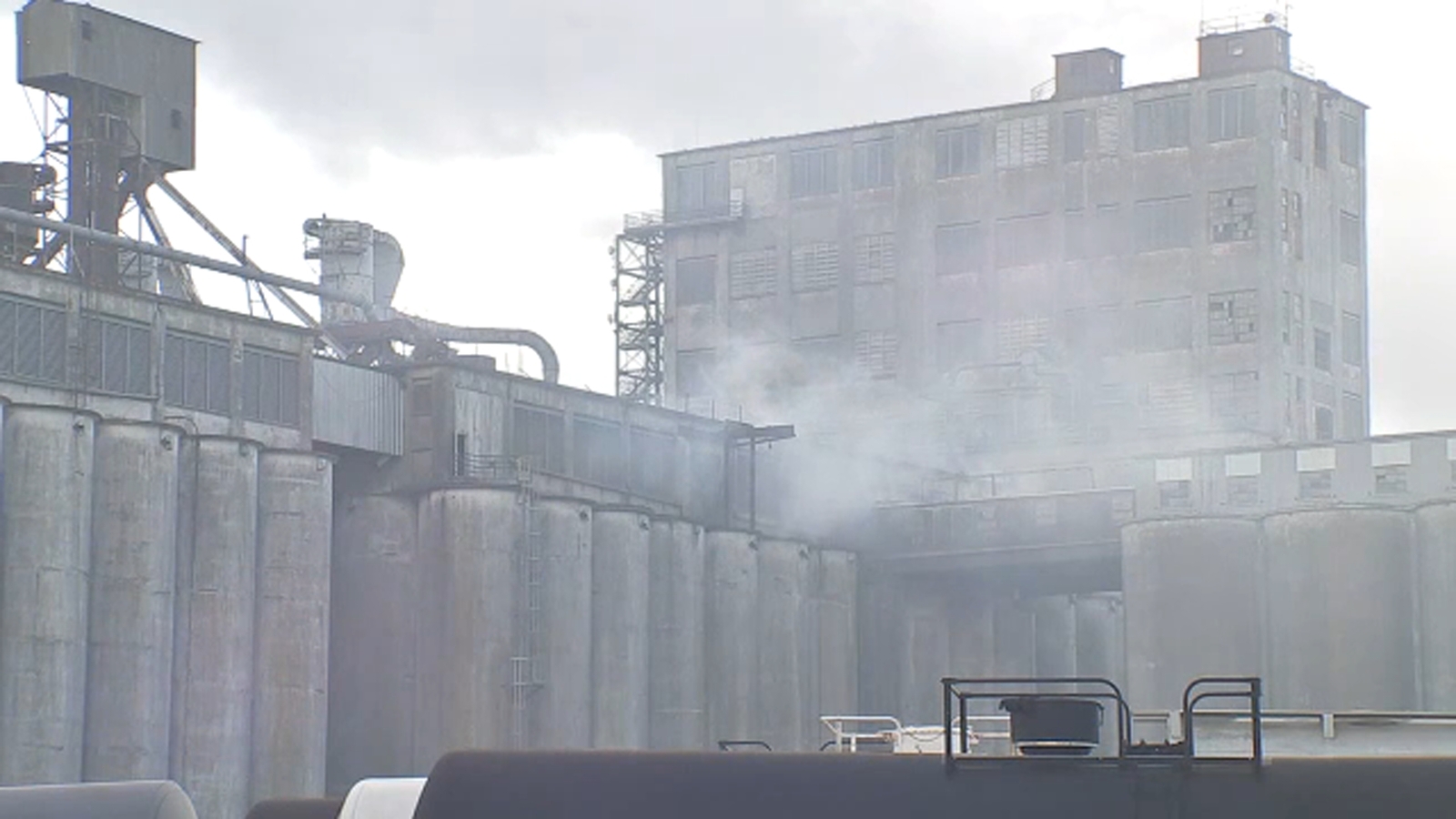 Port of Houston officials confirm smoldering fire inside a grain ...