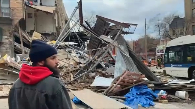 Bronx building collapse: No victims found in rubble after part of ...