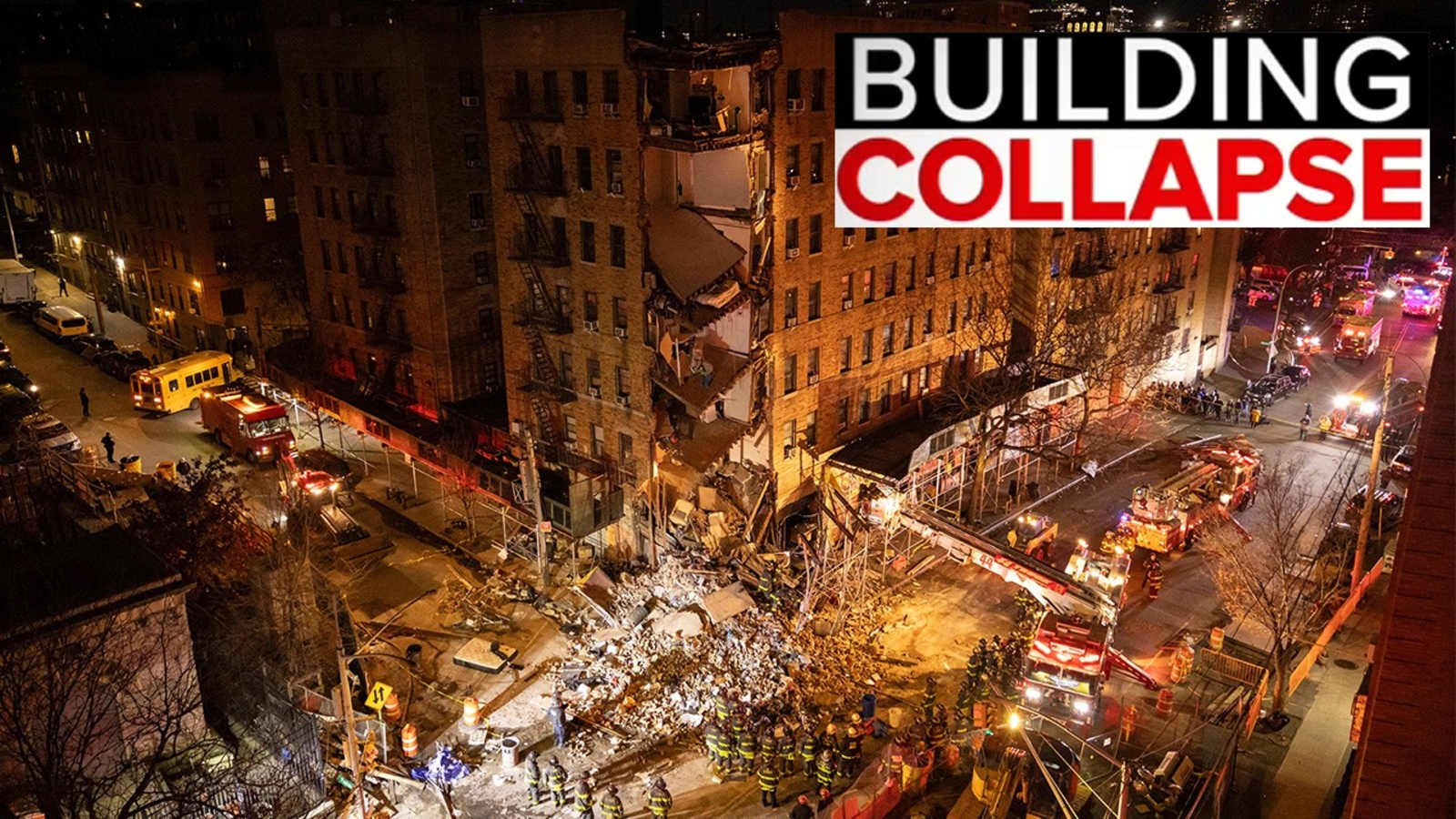 Bronx building collapse: Cleanup, investigation begins after no victims ...