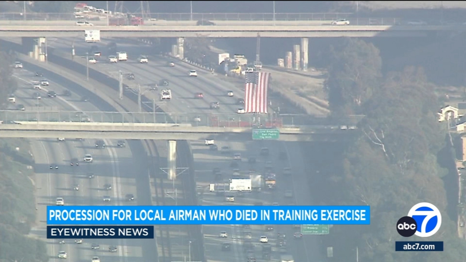 Procession from LAX to Riverside honors Air Force Maj. Luke A. Unrath ...