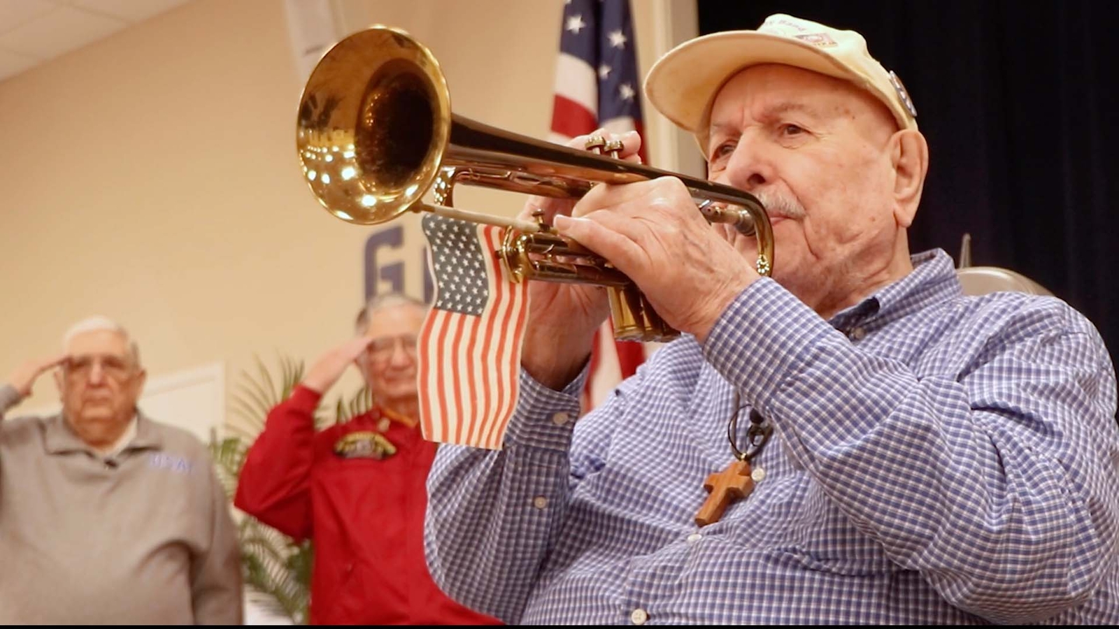 93-year-old Army veteran plays 'Taps' for fellow vets at retirement ...