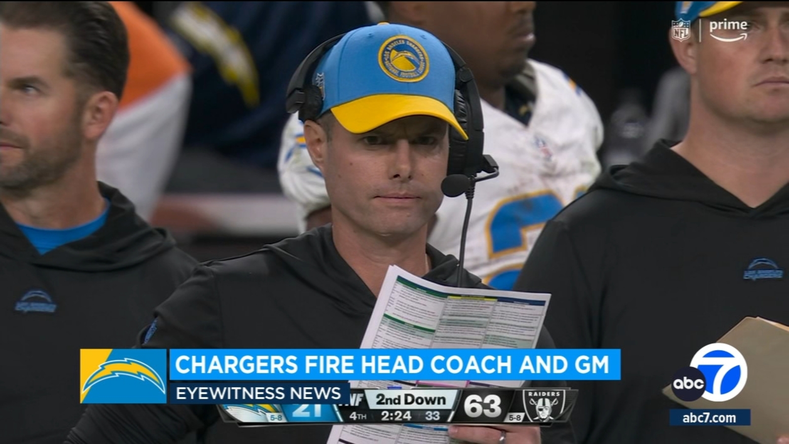 Chargers fire coach Brandon Staley, general manager Tom Telesco after ...