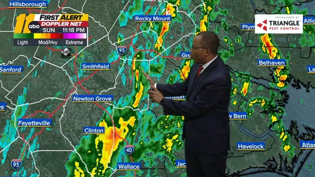 NC weather radar | Flood watch for entire Triangle until Monday, power ...