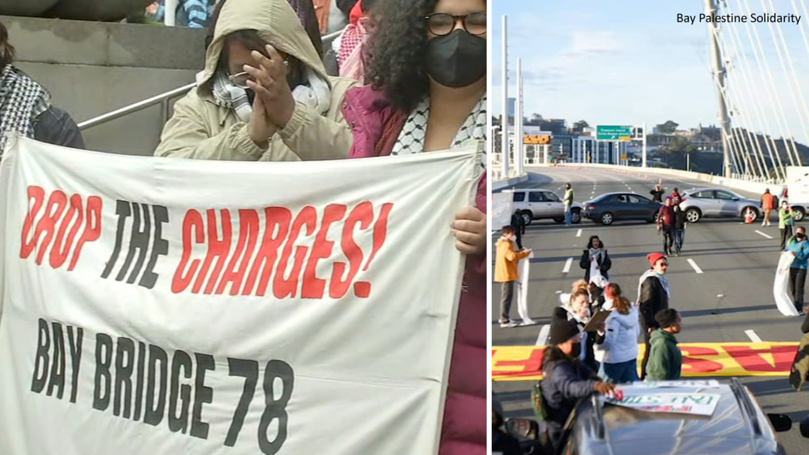Protesters who shut down Bay Bridge demanding for cease-fire in Gaza ...