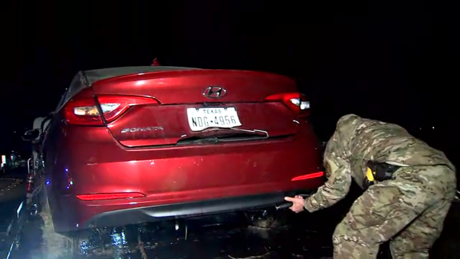 Car riddled with bullet holes found dumped in retention pond on Silver ...