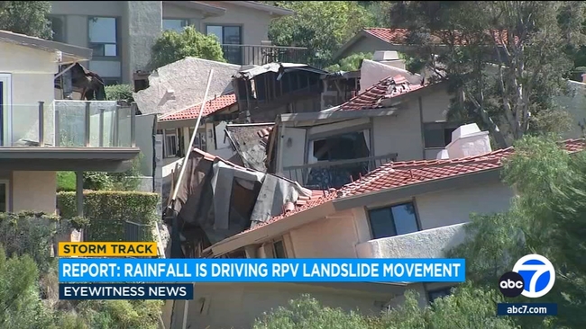 Rancho Palos Verdes homeowners express concern as damaging land movement continues - ABC7 Los ...