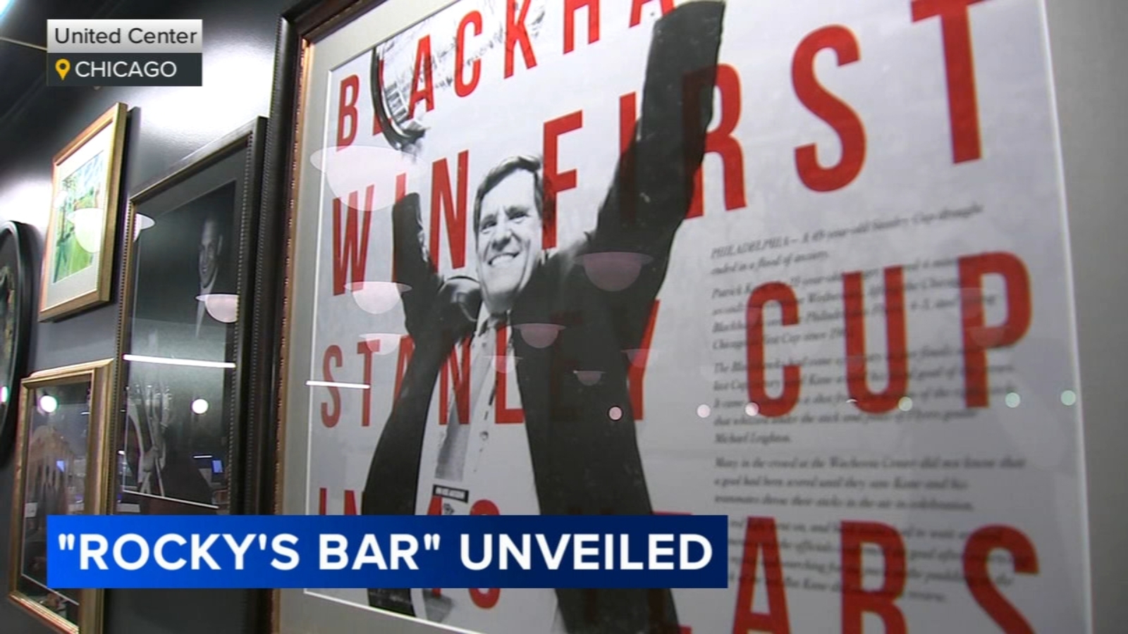 Chicago Blackhawks unveil 'Rocky's Bar' to honor former chairperson ...