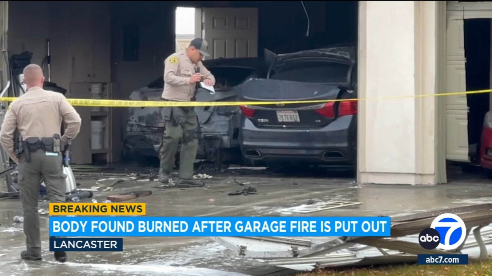 Firefighters find woman's body after extinguishing multiple vehicle ...