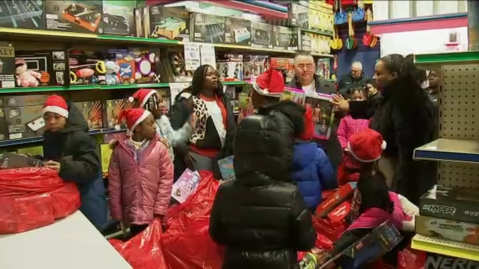 Children in need shop Matty's toy store for free ahead of holiday ...