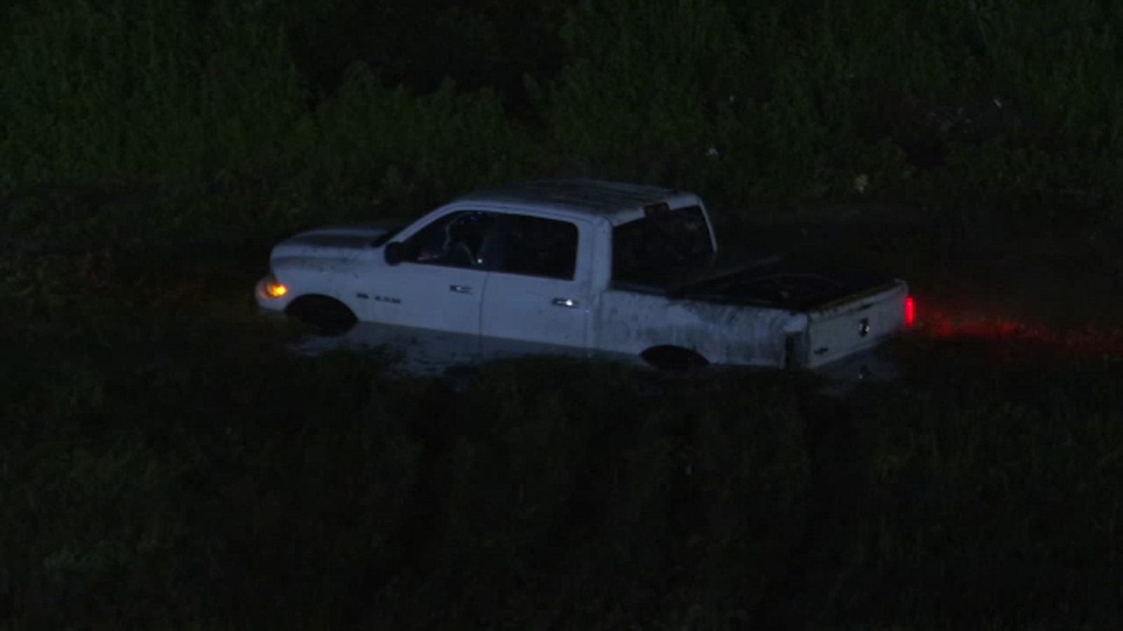 Houston Police Chase Theft Suspect Tried To Hide In Murky Water After