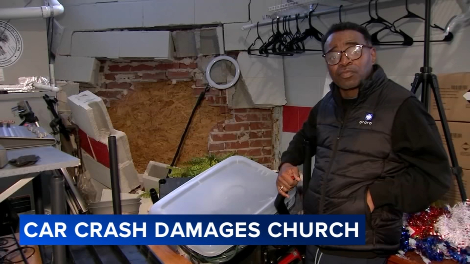Chicago crash sends car into Harrison Street church; CPD searching for ...