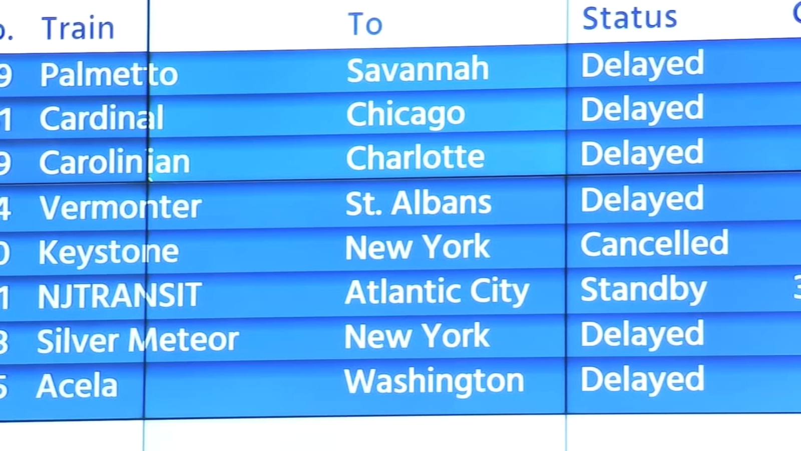 Amtrak server and signal issues resolved on Northeast Corridor rail ...