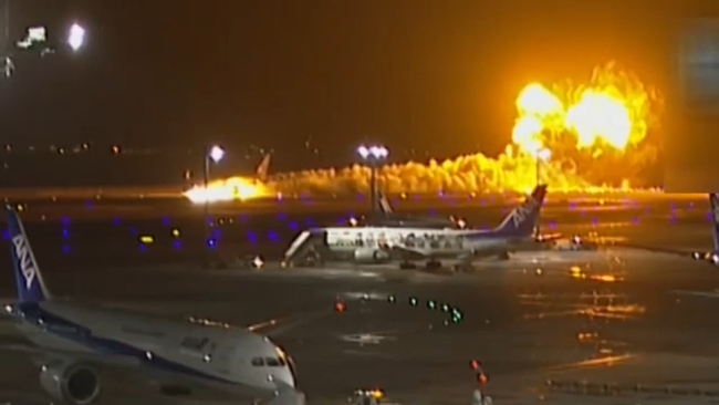 Japan plane crash: Japan Airlines details evacuation as passenger plane ...