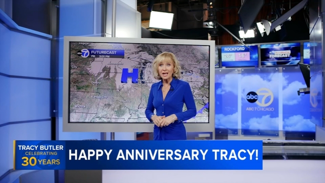 Tracy Butler celebrating 30 years at ABC7 - ABC7 Chicago