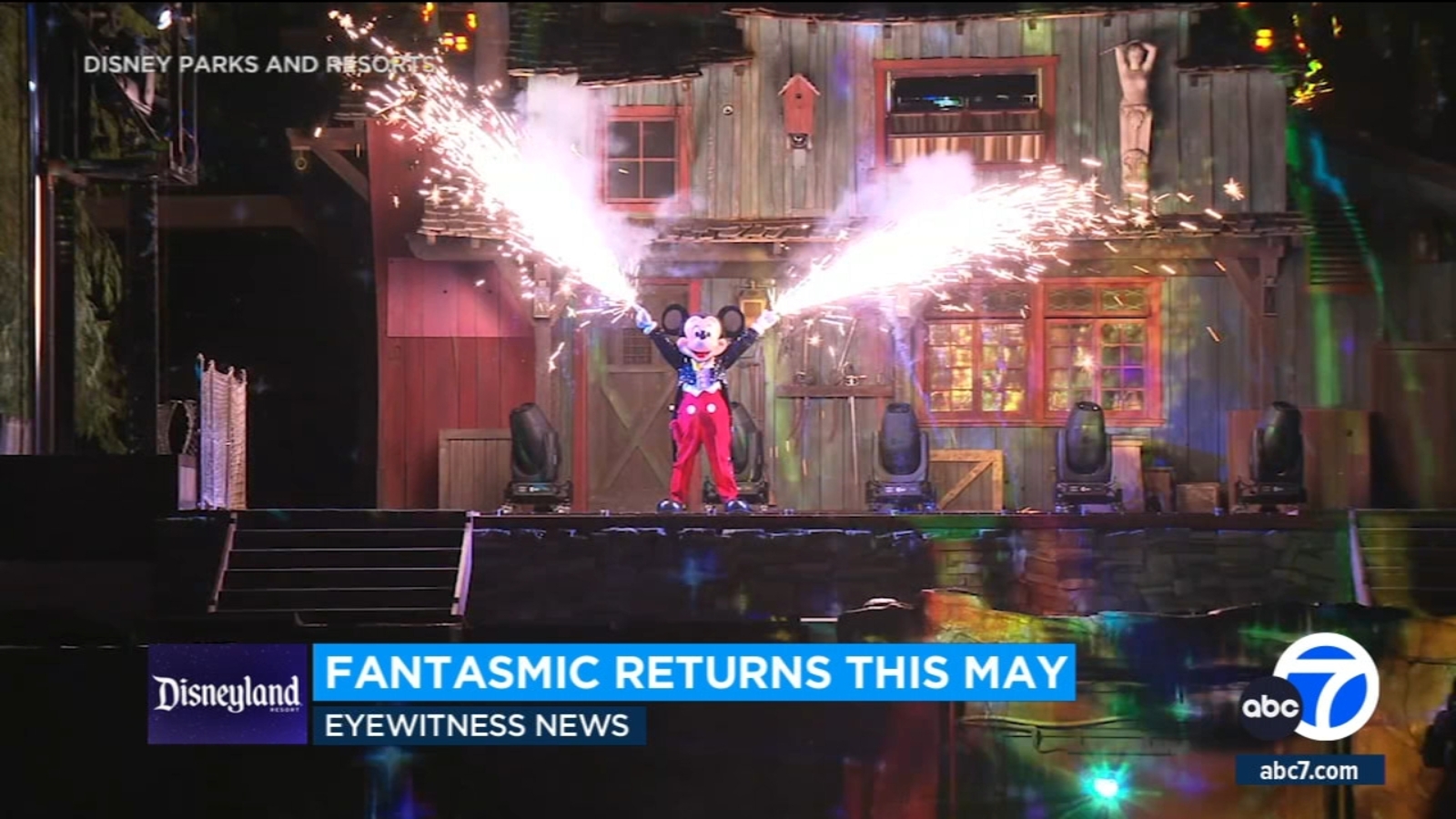 New edition of 'Fantasmic!' returning to Disneyland this May; opening ...