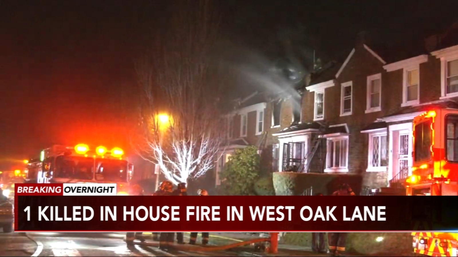 Man dead after fire inside rowhome in West Oak Lane - 6abc Philadelphia