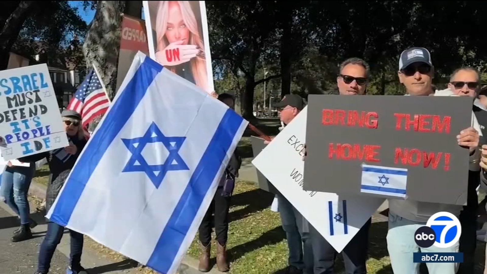 Jewish solidarity march held in Beverly Grove on 3-month anniversary of ...