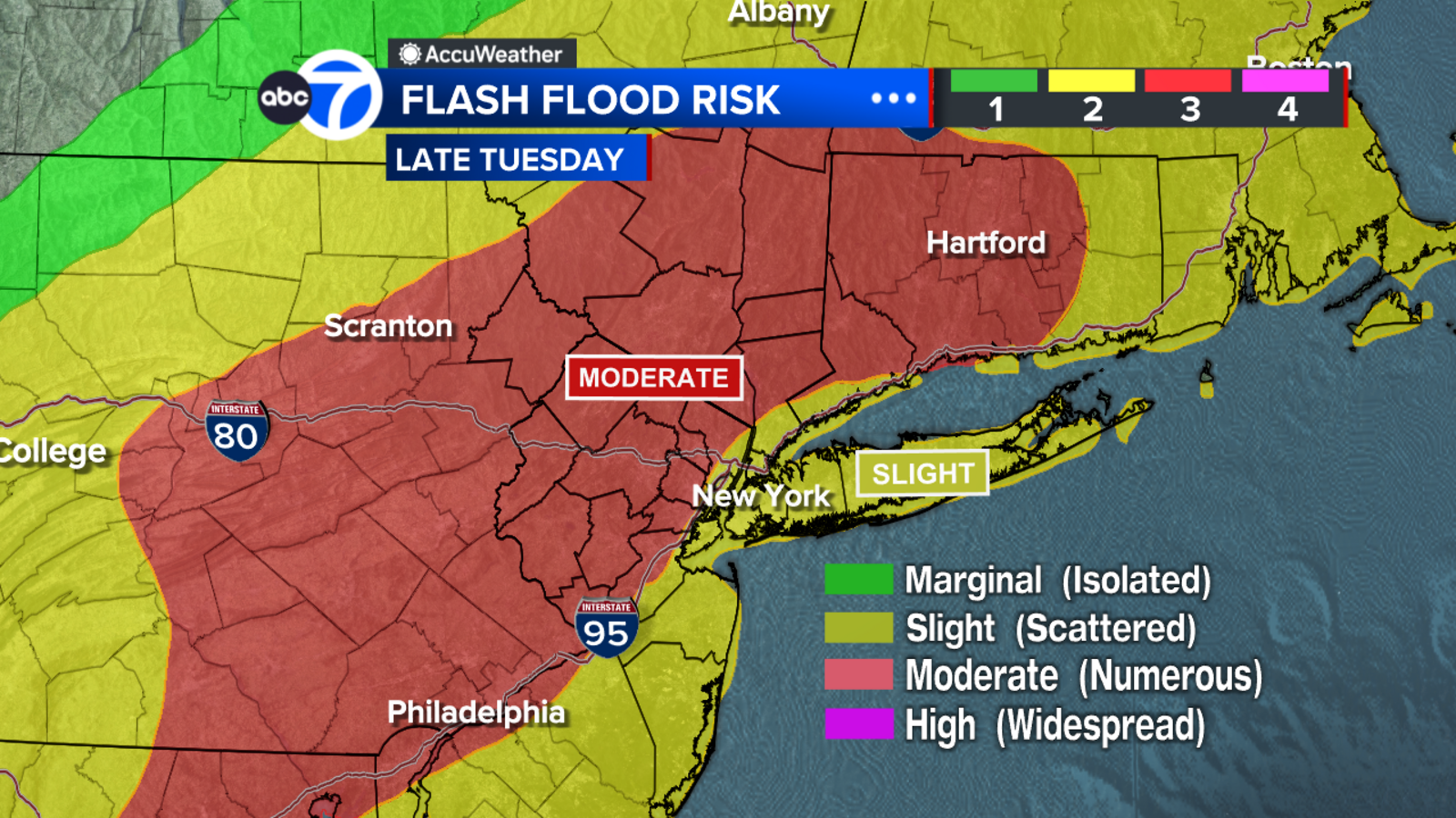 Winter storm path: Flash flooding, high wind expected to hit NYC, Tri ...