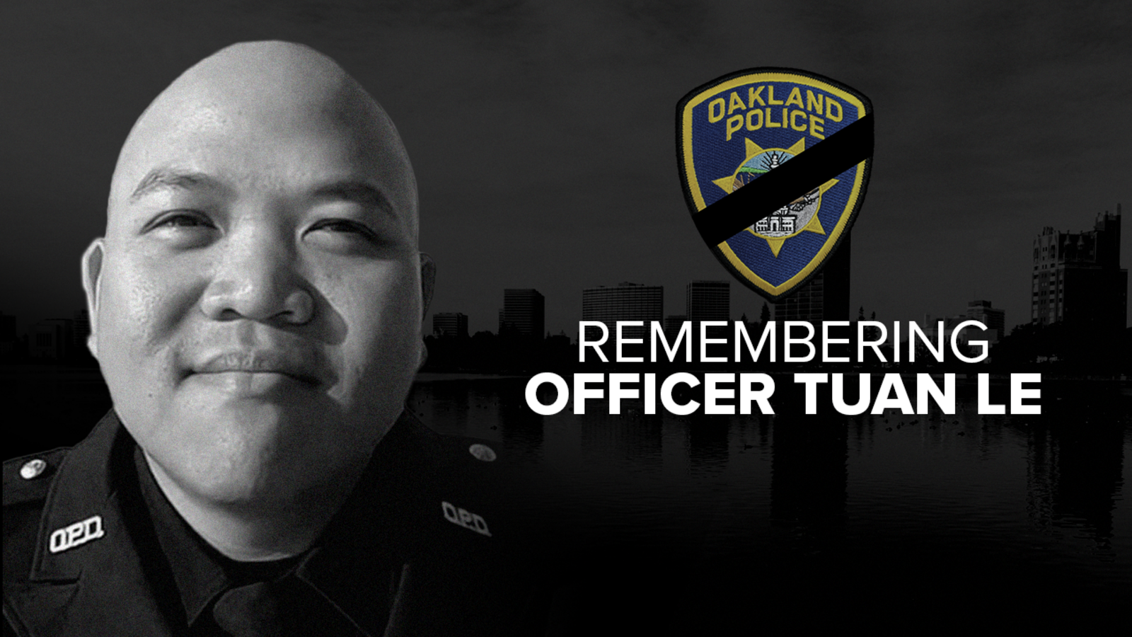 Public memorial held for fallen Oakland Police Officer Tuan Le - ABC7 San Francisco
