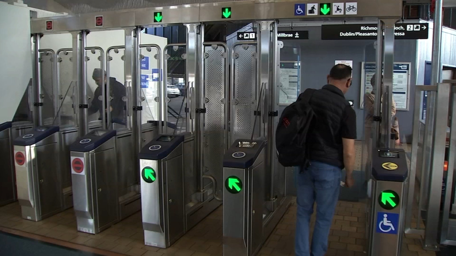 Are BART's new 7-foot fare gates working to deter evaders at West ...