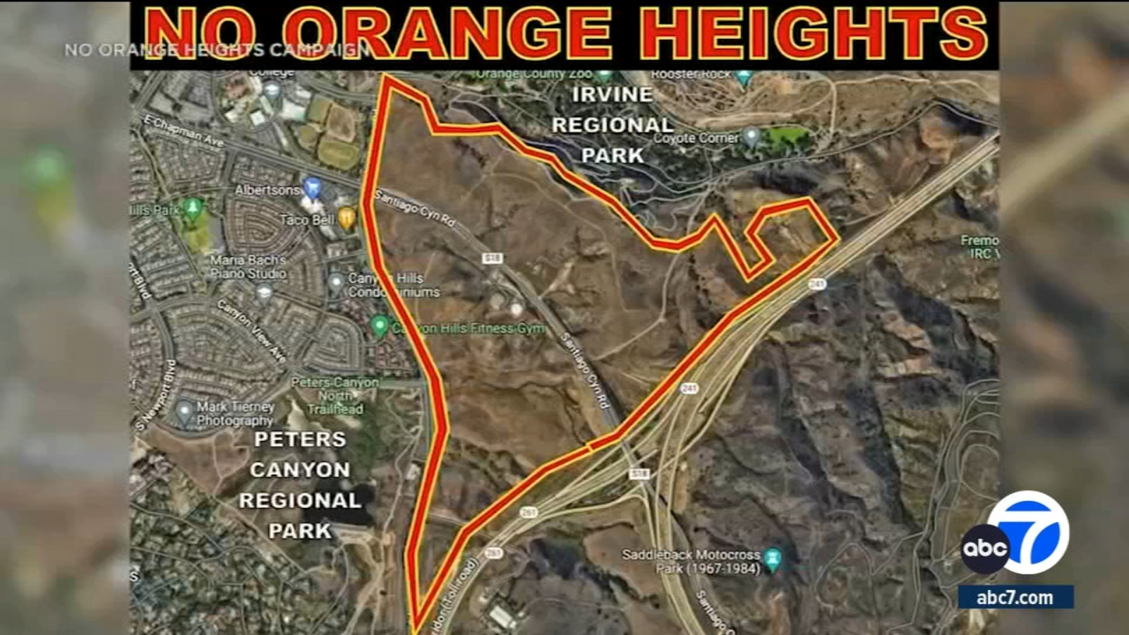 Group looks to halt planned 400-acre Orange Heights community - ABC7 ...
