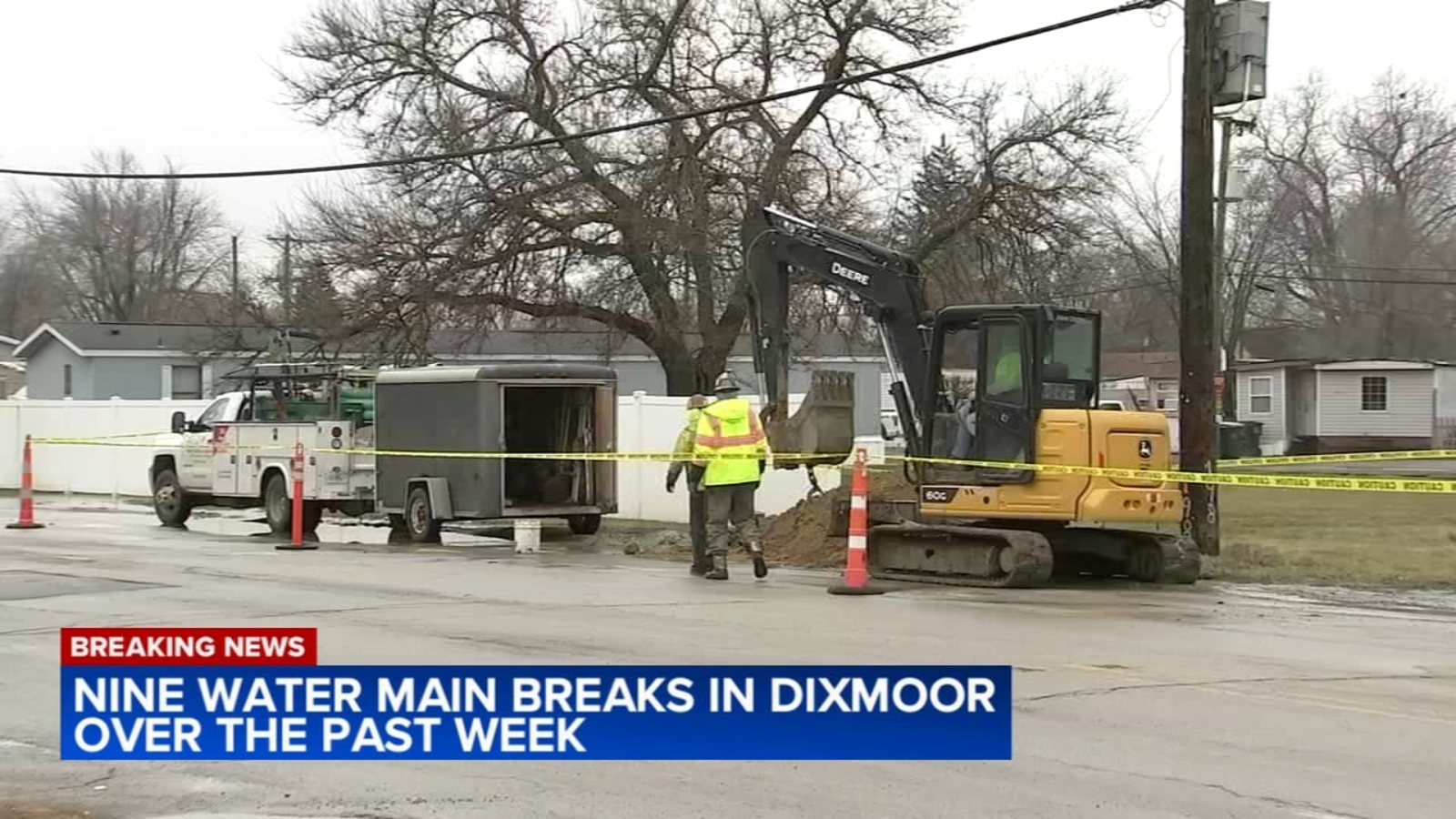 Dixmoor water main breaks reported at 141st and Wood Street,141st and ...