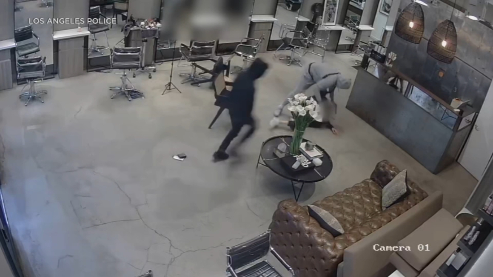 LAPD looking for victim, suspect after violent watch robbery caught on ...