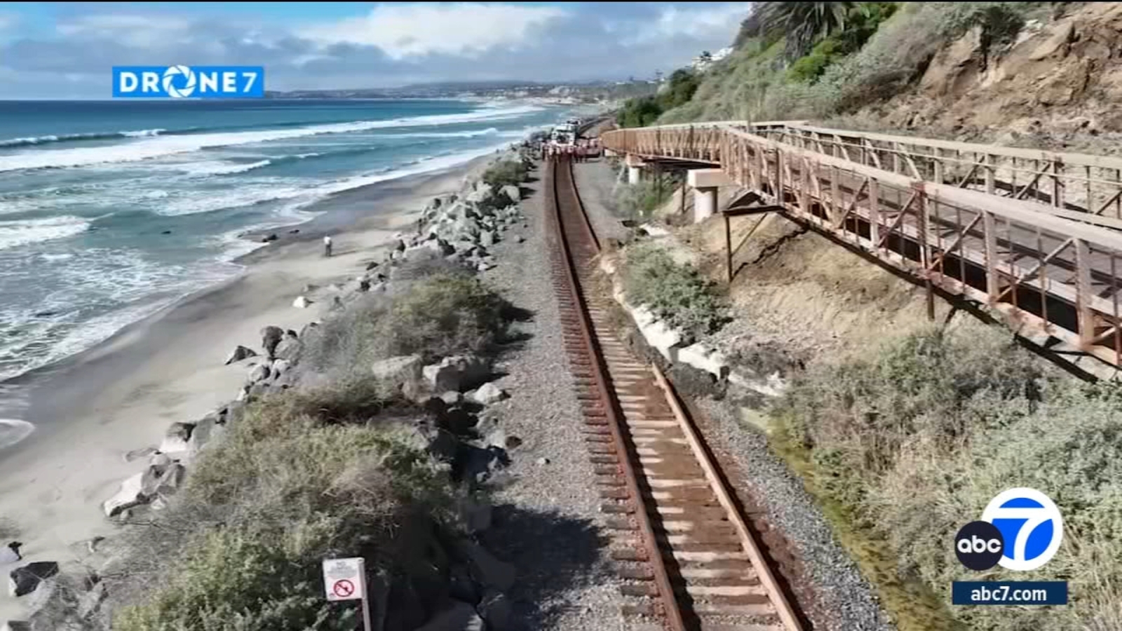 San Clemente landslide: Barrier wall will protect rail line impacted by ...