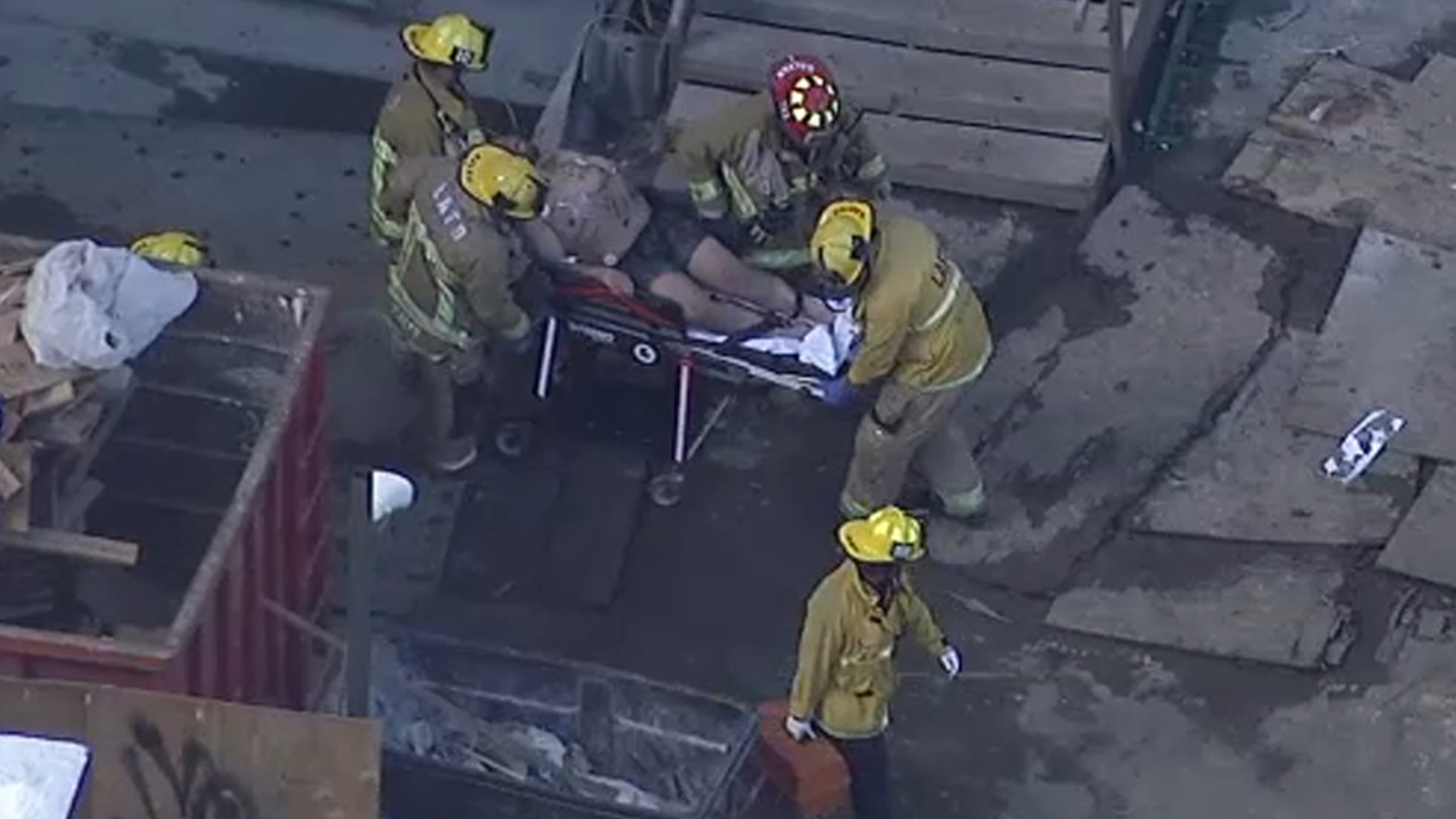 Worker suffers serious injuries after stairwell collapses at DTLA high ...