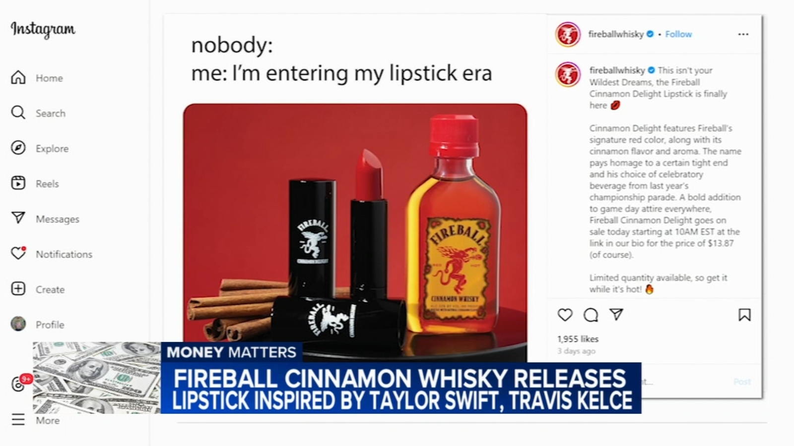 Fireball releases cinnamon whisky lipstick in honor of Taylor Swift and ...