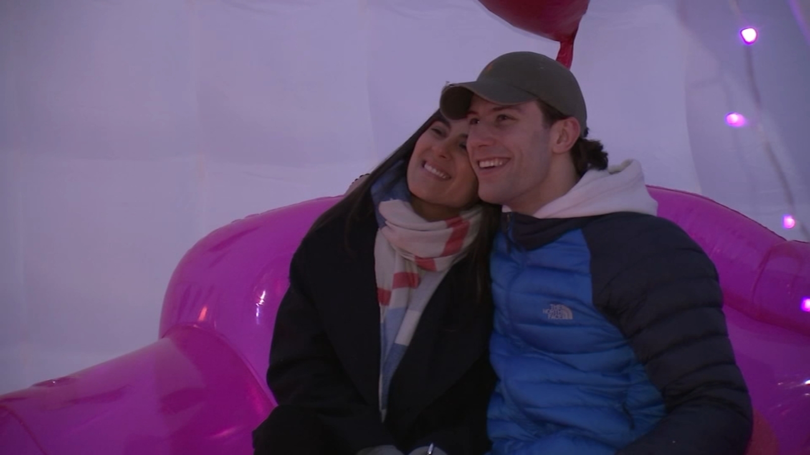 Valentine's Day celebrated by couples across Center City, Philadelphia ...